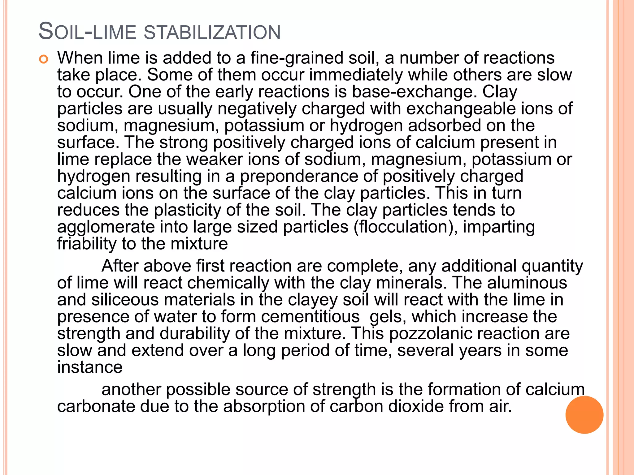 Soil stabilisation | PPTX