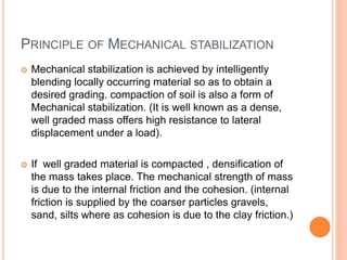 Soil stabilisation | PPTX