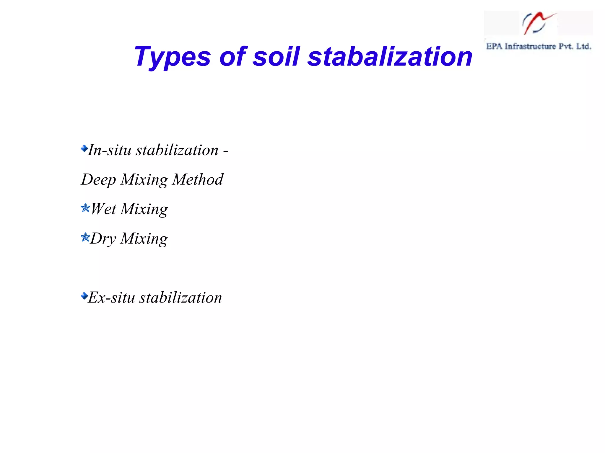 Soil Stabilization | PPT