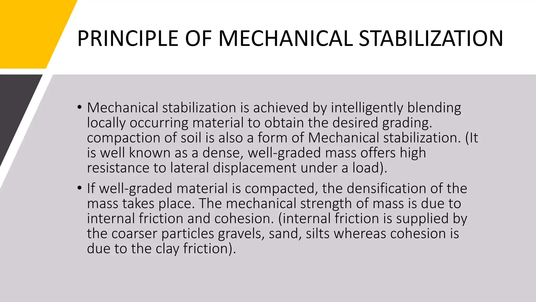 Soil Stabilization | PPTX