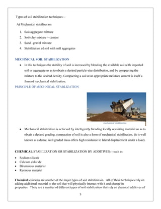 SOIL STABILIZATION IN ROAD CONSTRUCTION AND MEASURING THE FIELD DENSITY ...