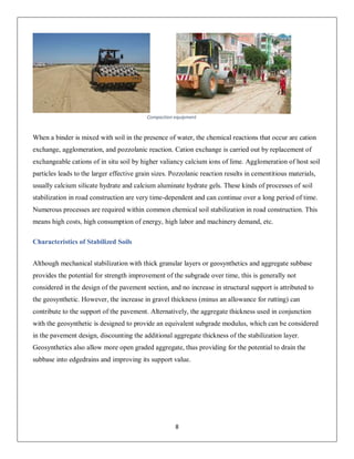 SOIL STABILIZATION IN ROAD CONSTRUCTION AND MEASURING THE FIELD DENSITY ...