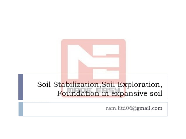 Soil Stabilization, Soil Exploration, Foundation in expansive Soil.pdf