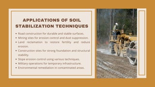 Soil Stabilization Solutions A Comprehensive Guide PPT.pdf | Geology | Science