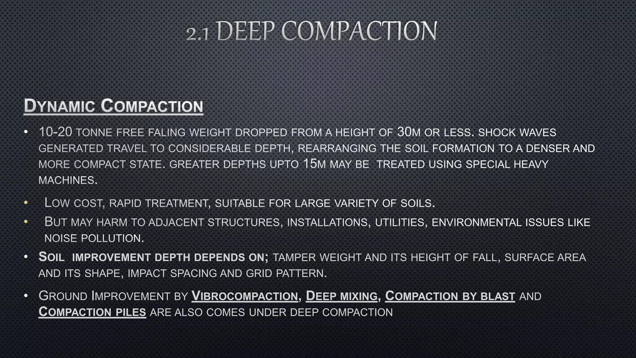 Soil Stabilization Techniques | PPTX
