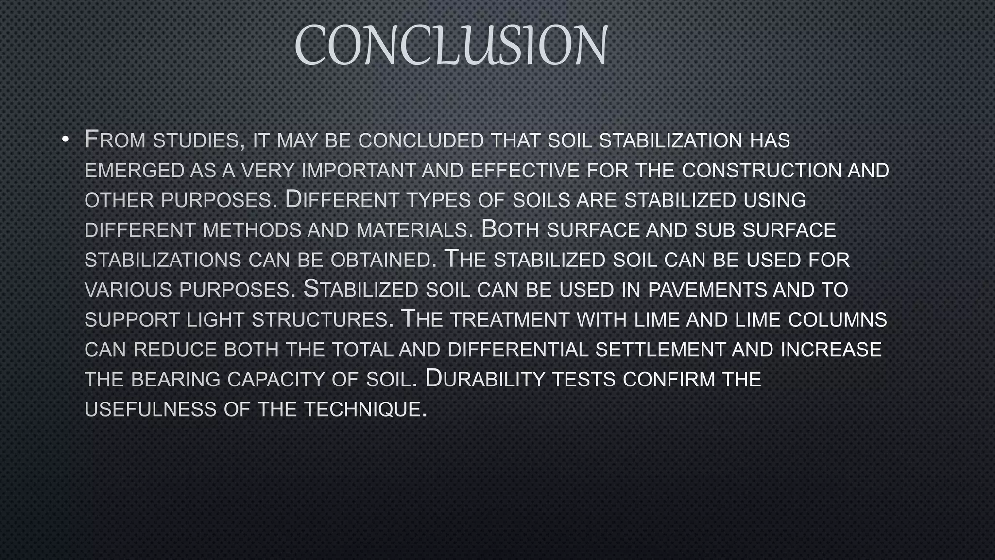 Soil Stabilization Techniques | PPTX