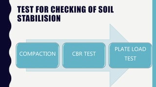 Soil stabilization using plastic bottle strips | PPTX