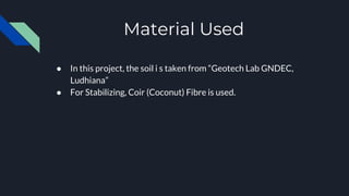 Soil stablization using coir | PDF
