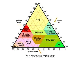 Soils textural triangle | PPT