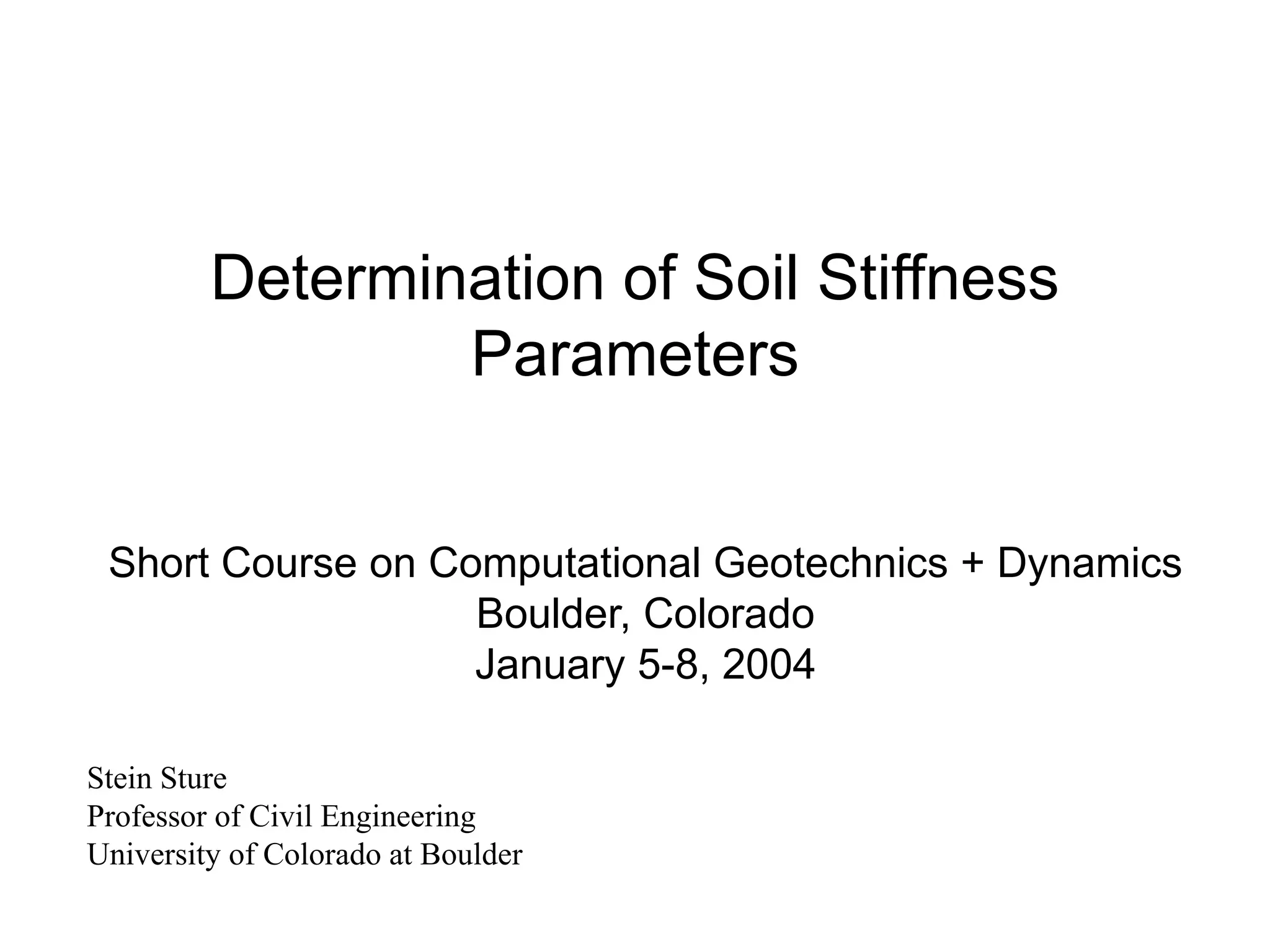 Soil Stiffness.ppt
