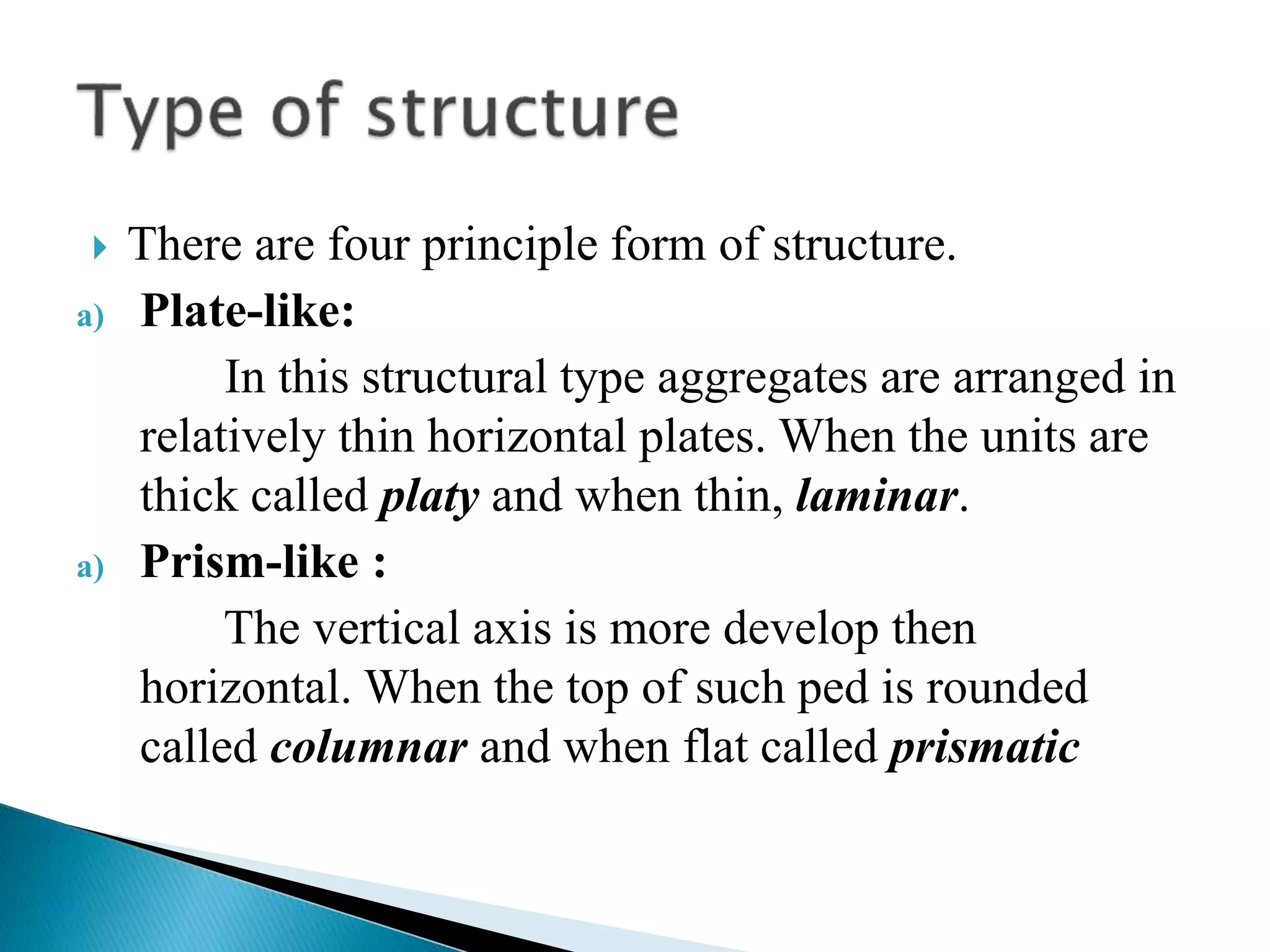 Soil structure | PPTX