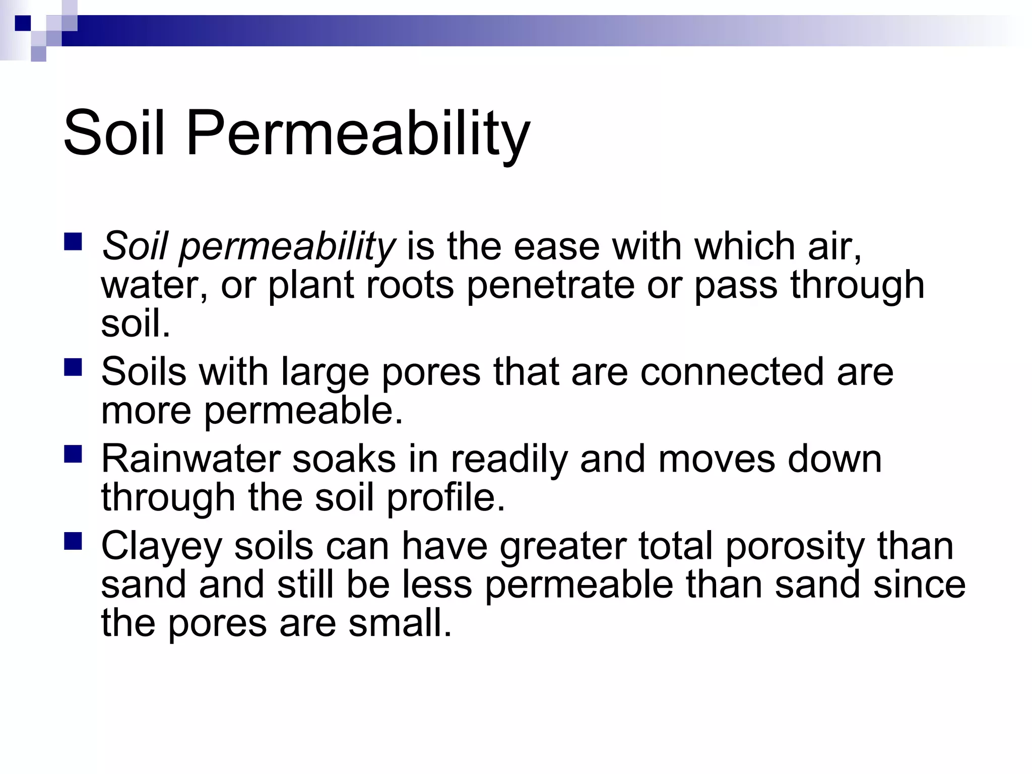 Soil structure, density and porosity | PPT