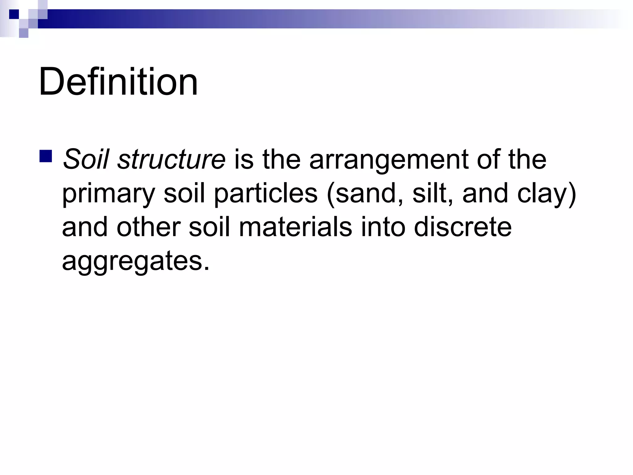 Soil structure, density and porosity | PPT