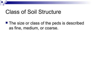 Soil structure, density and porosity | PPT