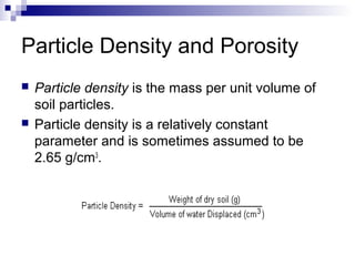 Soil structure, density and porosity | PPT