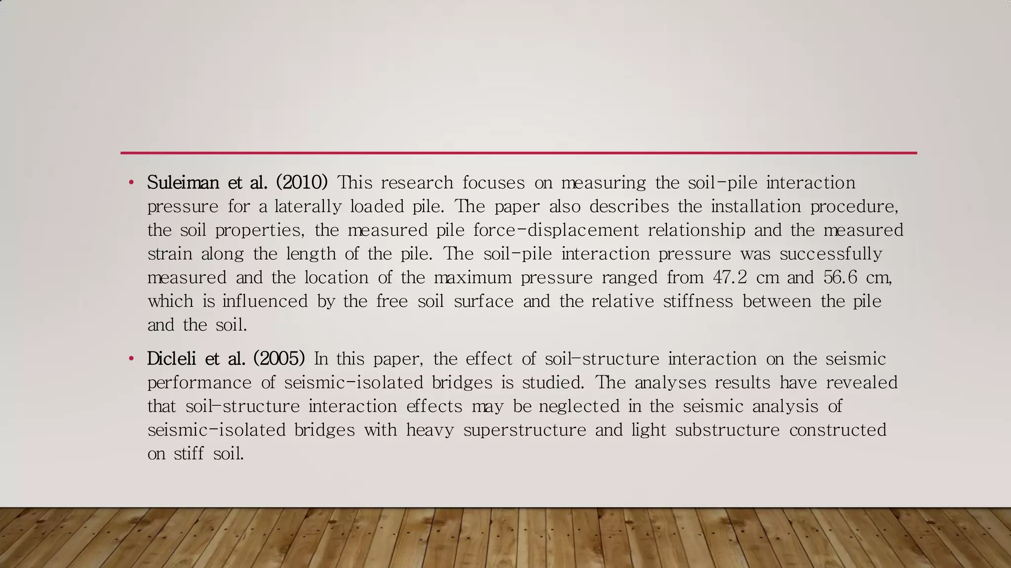 Applicatio of Soil Structure Interaction in the analysis of flexible ...