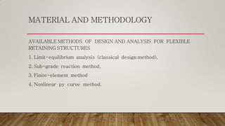 Applicatio of Soil Structure Interaction in the analysis of flexible ...