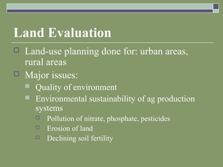 Soil survey and land use | PPT