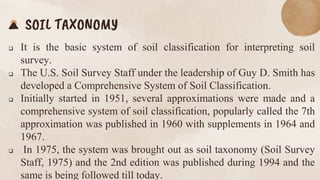soil taxonomy and early soil classification systems.pptx