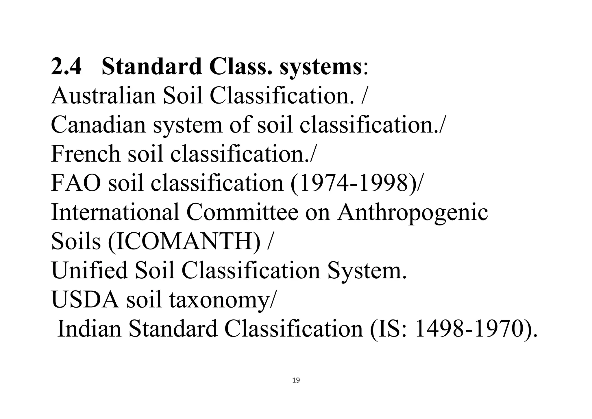 Soil Taxonomy & Classification | PDF