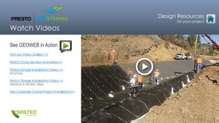 Nykilde geoweb channel protection design package | PPT