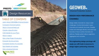 Nykilde geoweb channel protection design package | PPT