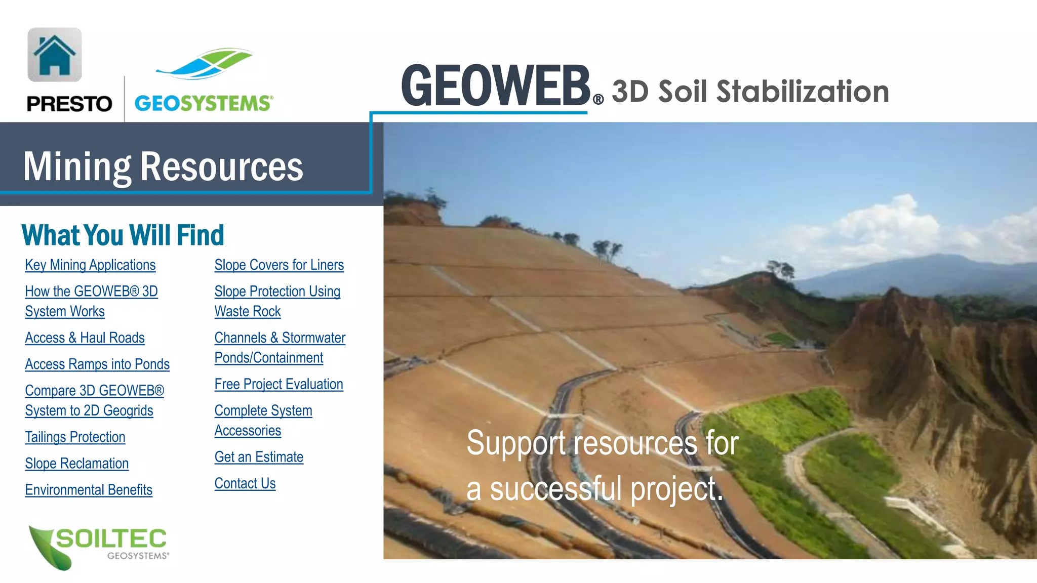 Nykilde geoweb mining design and contruction ebinder | PPT