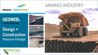Nykilde geoweb mining design and contruction ebinder | PPT