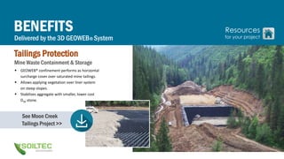 Nykilde geoweb mining design and contruction ebinder | PPT