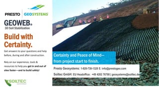 Nykilde geoweb mining design and contruction ebinder | PPT
