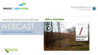 Nykilde geoweb retaining wall design package | PDF