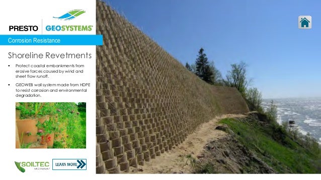 Nykilde geoweb retaining wall design package Nykilde geoweb retaining wall design package