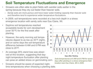 Soil Temperature & Corn Emergence | PPTX