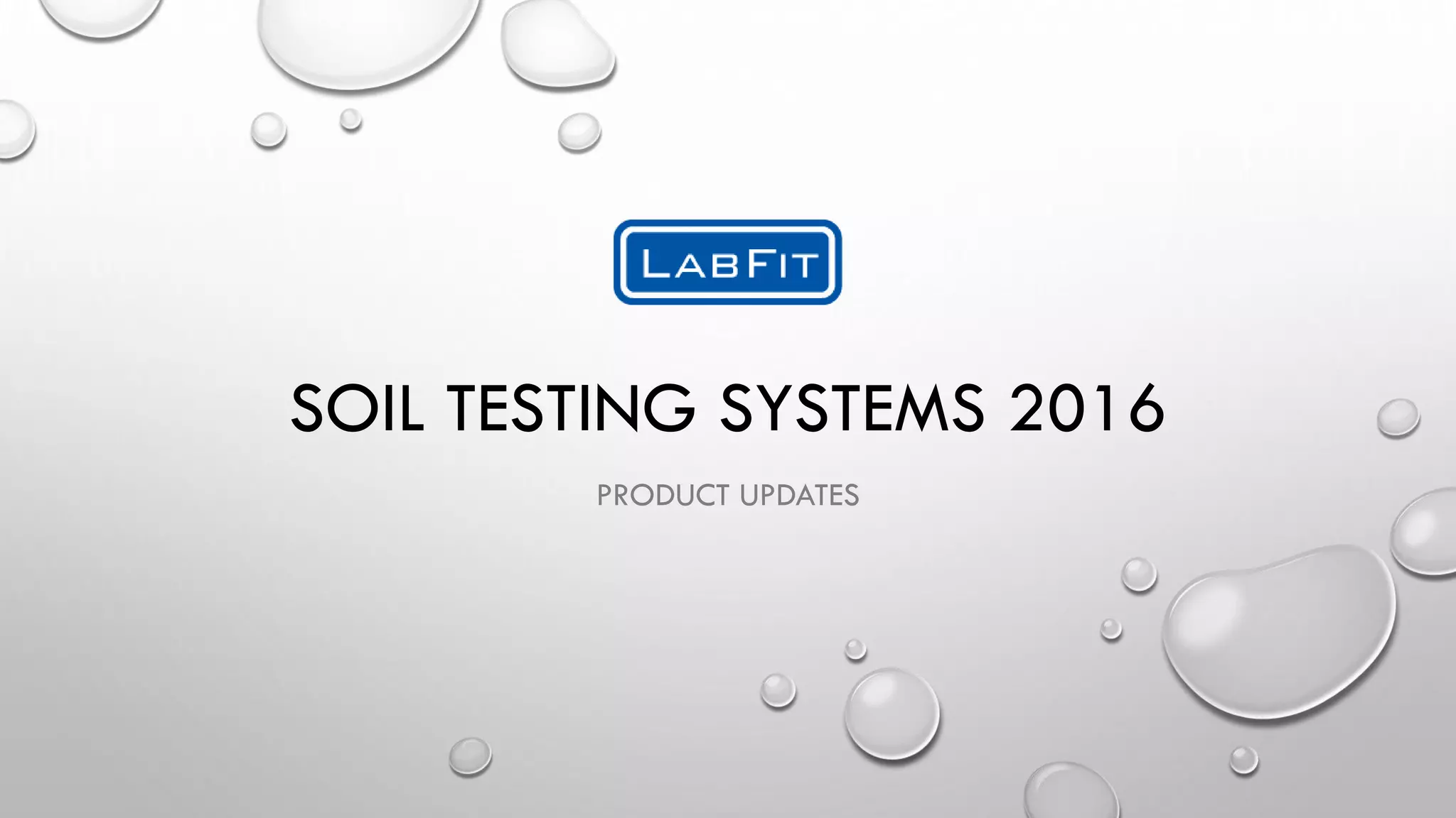 Laboratory Testing Systems for Agriculture and Mining | PPT