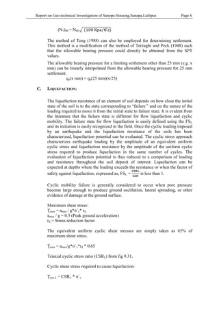 Soil test sanepa housing | PDF