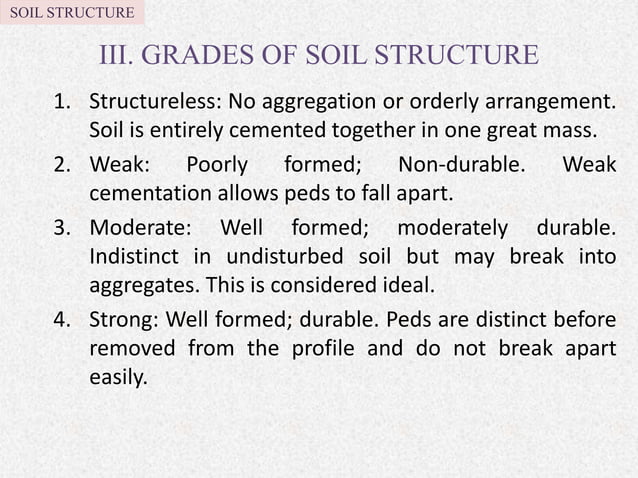 Soil texture and soil structure | PPTX | Gardening | Home & Garden