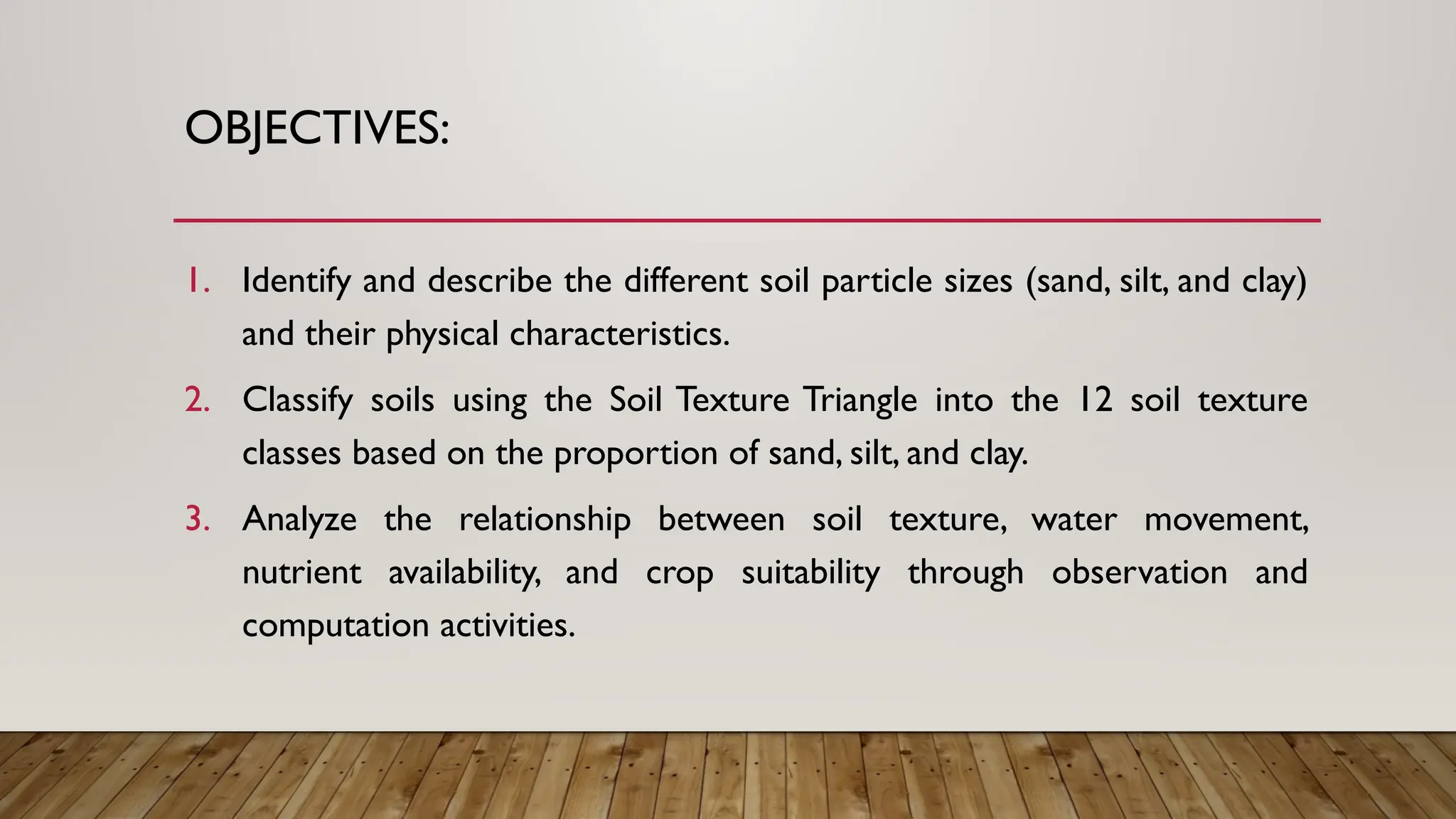 SOIL TEXTURE LECTURE.pptx.............................. | PPTX