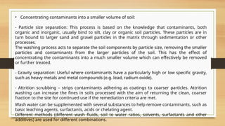 Soil Treatment by Washing procedures and Process plant description | PPT