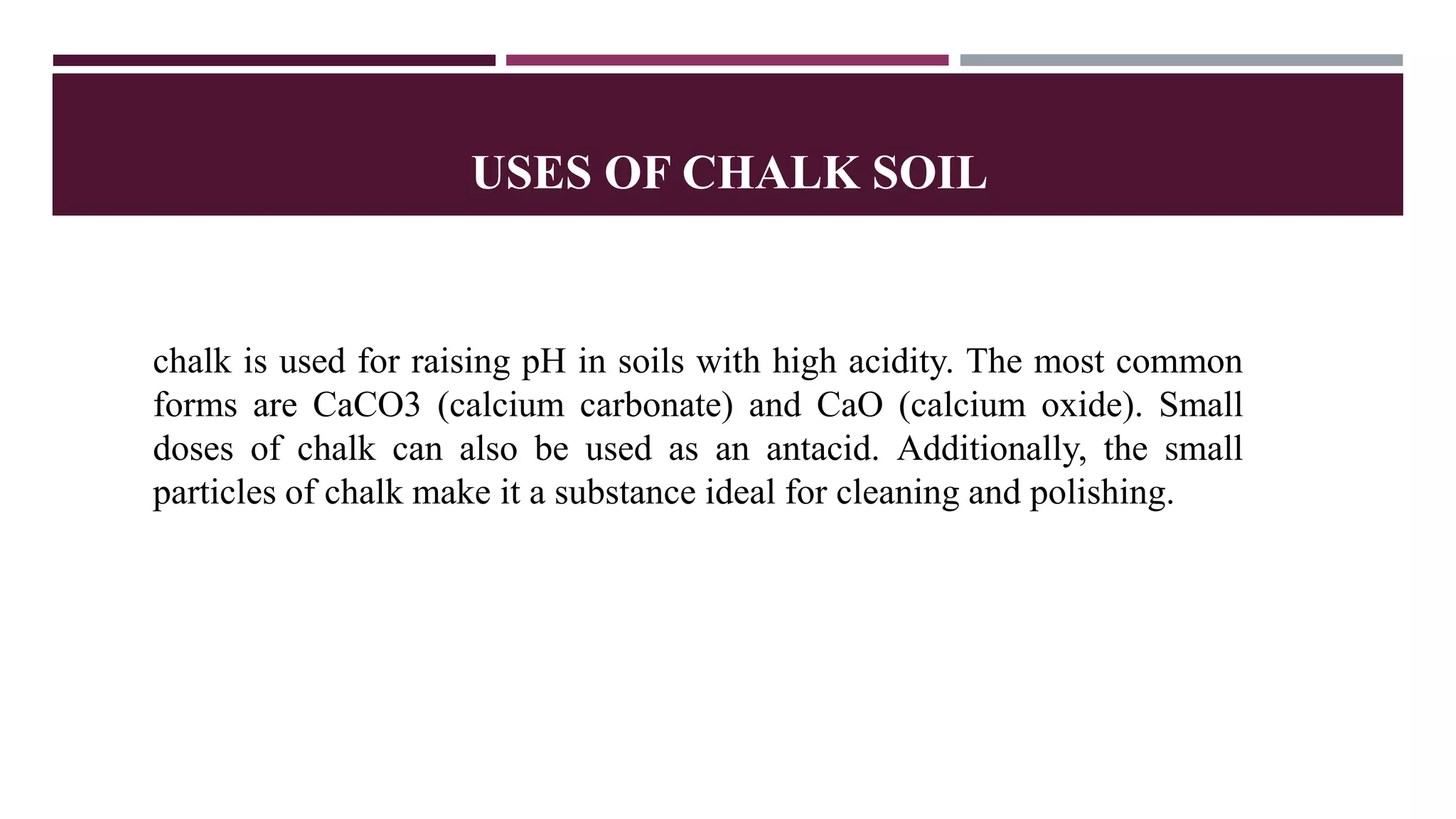 Soil type loamy,peat,chalk | PPT