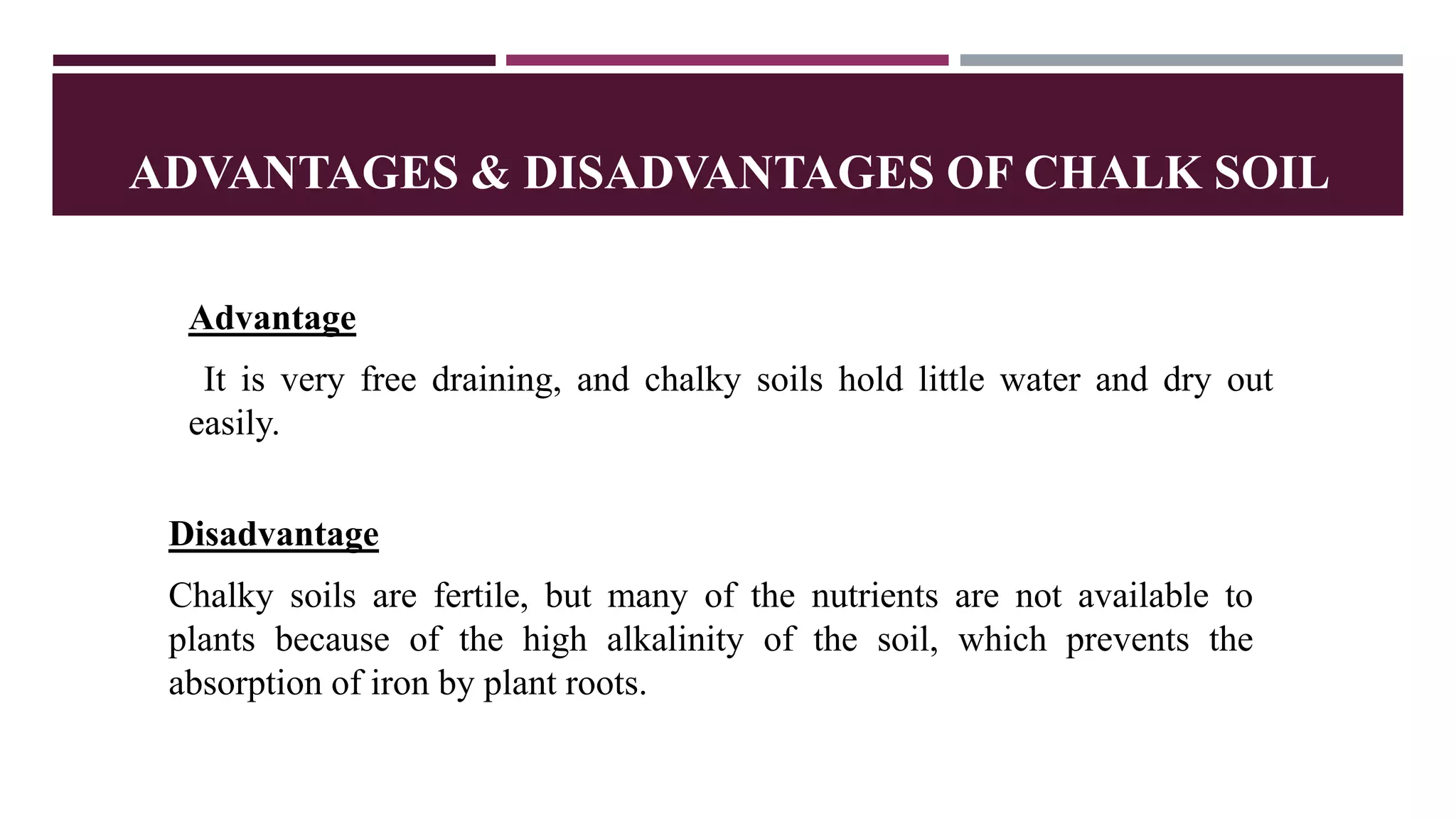 Soil type loamy,peat,chalk | PPTX