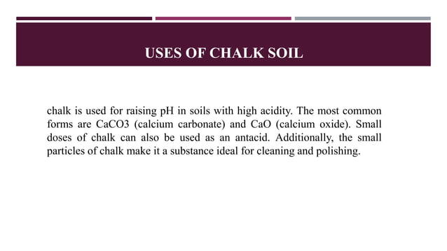 Soil type loamy,peat,chalk | PPT