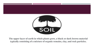 Soil type loamy,peat,chalk | PPT