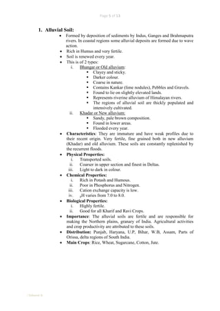 Soil types of india | PDF