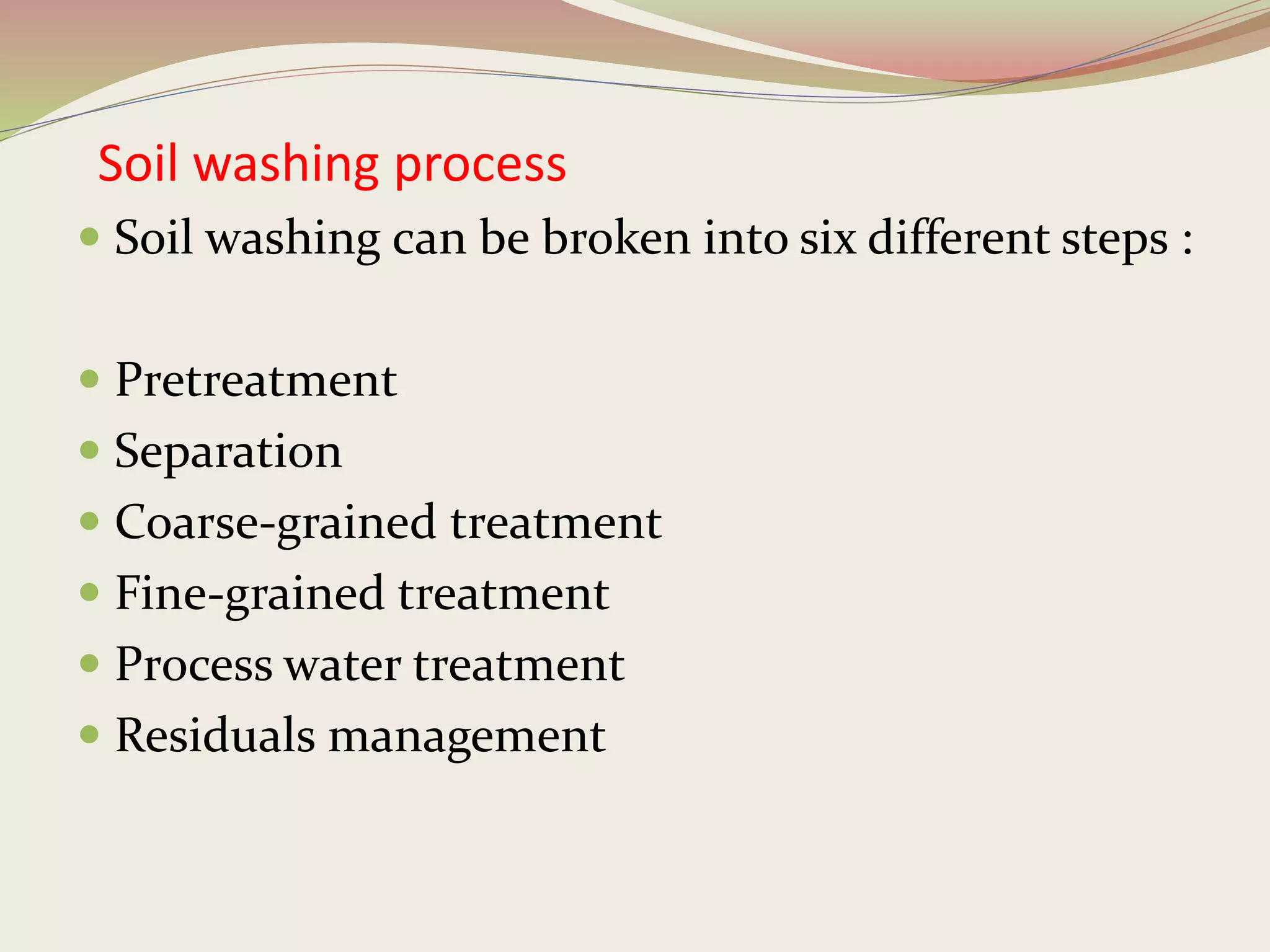 Soil washing by shahad duja | PPSX