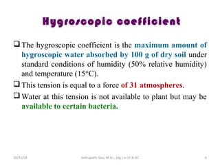 Soil water | PPT