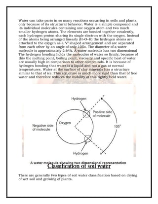 Soil water and movement of soil water | PDF