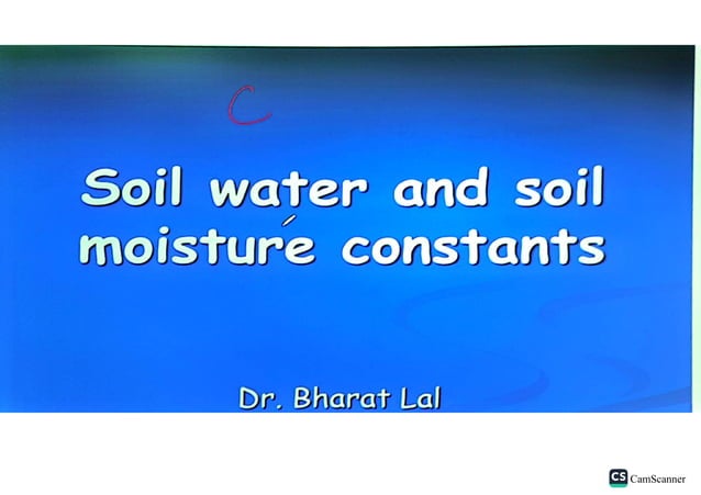 Soil Water And soil moisture content.pdf