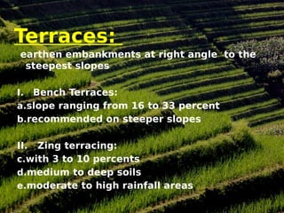 Soil water conservation methods in agriculture | PDF