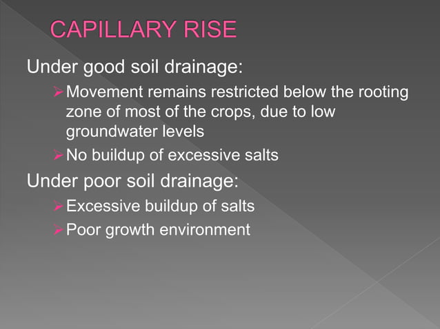 Soil water movement | PPT