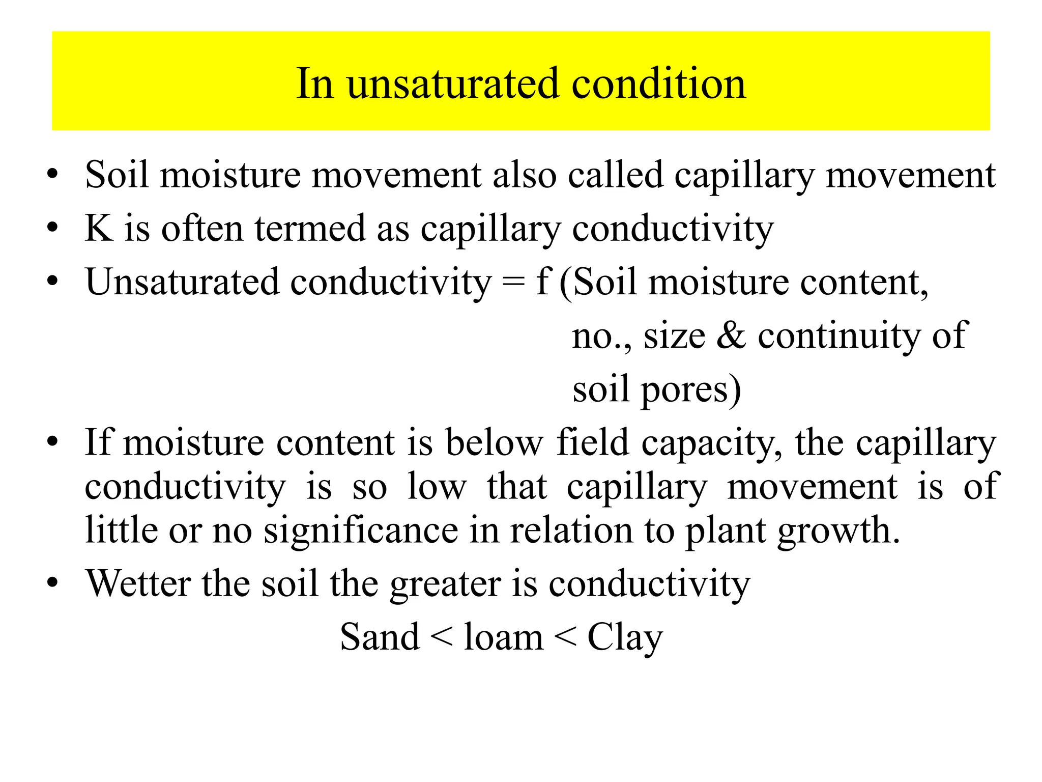 Soil water movement in soil (1).pptx water | PPTX